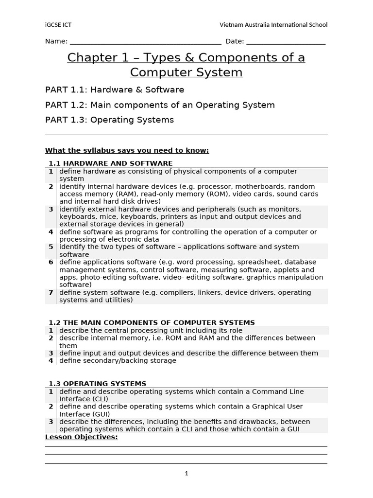 C1 Booklet 1.1 - 1.3 | PDF