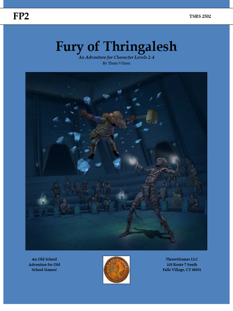 FP2 Fury of Thringalesh (Basic, BX) | PDF | Dwarf (Dungeons & Dragons ...