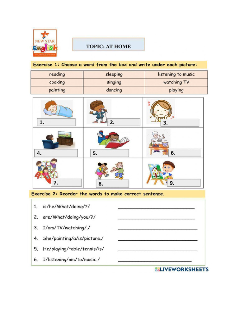 Bai Tap Unit 4 g3 - Minh | PDF