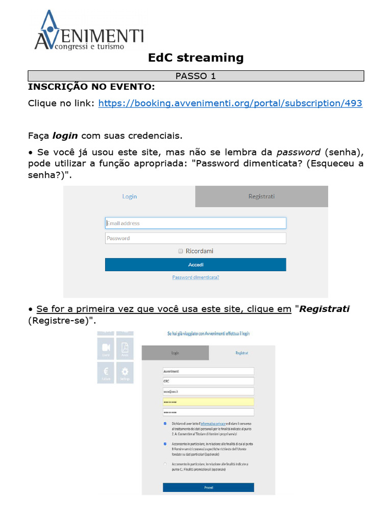 Edc Carron - Passo A Passo para Acessar o Link | PDF