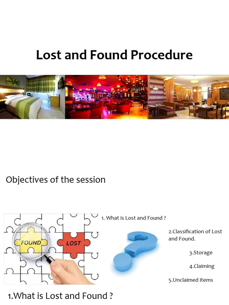 Lost and Found | PDF