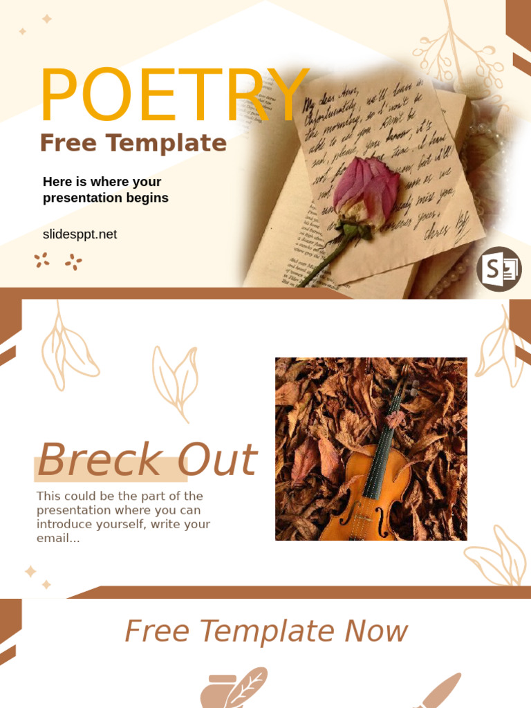 Poetry Template | PDF