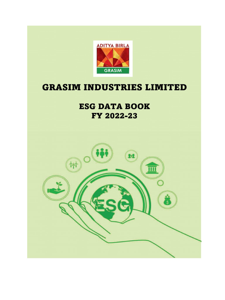 Grasim Industries Esg Data Book Fy 2022 23 | PDF