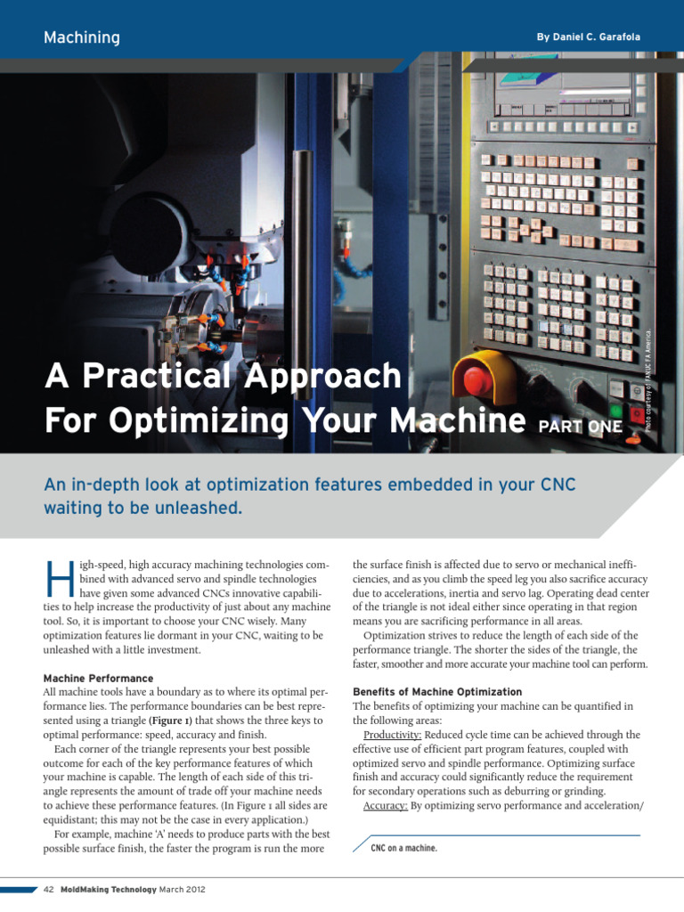 A Practical Approach To Optimizing Your Machine - Part 1 - 12 | PDF ...