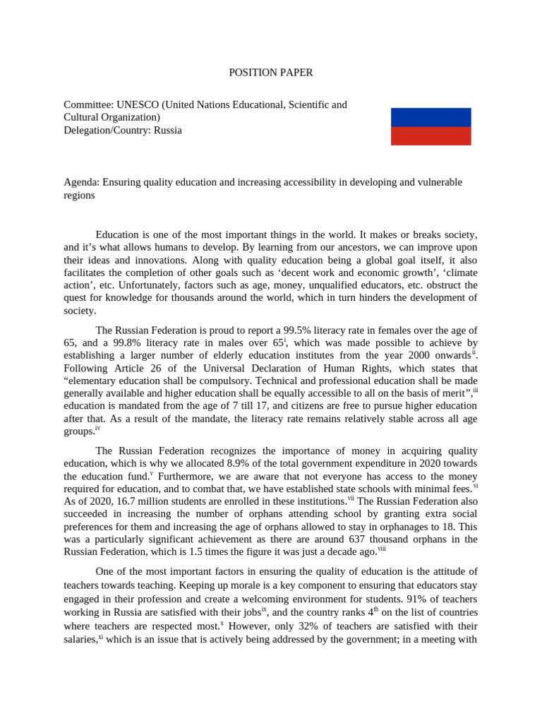 Position Paper | PDF