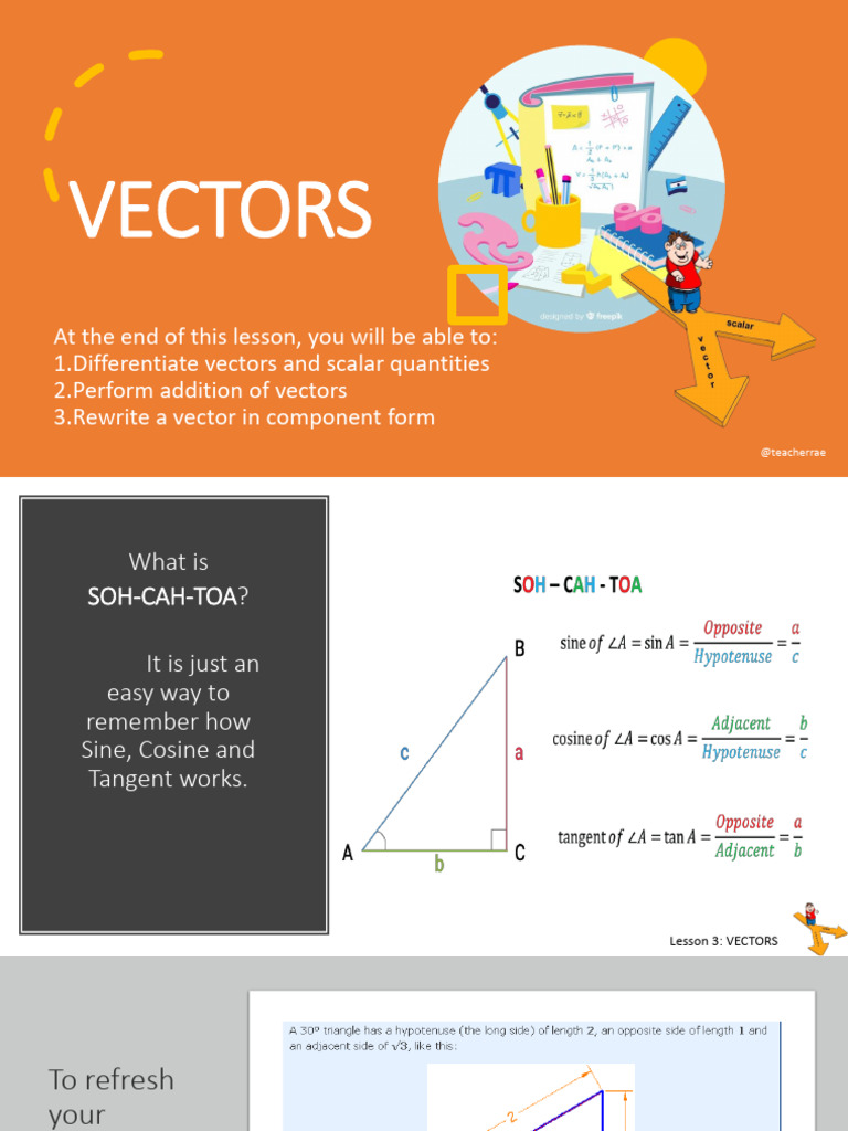 VECTORS General Phyiscs 1 | PDF