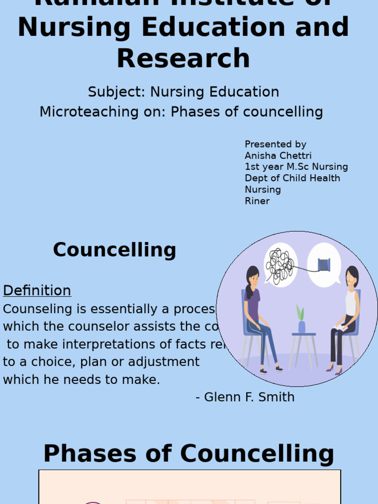 Phases of Councelling Ppt | PDF
