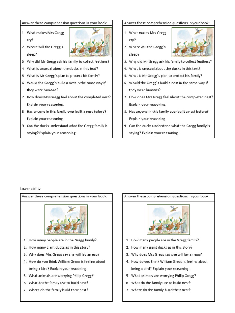 The Magic Finger Comprehension | PDF