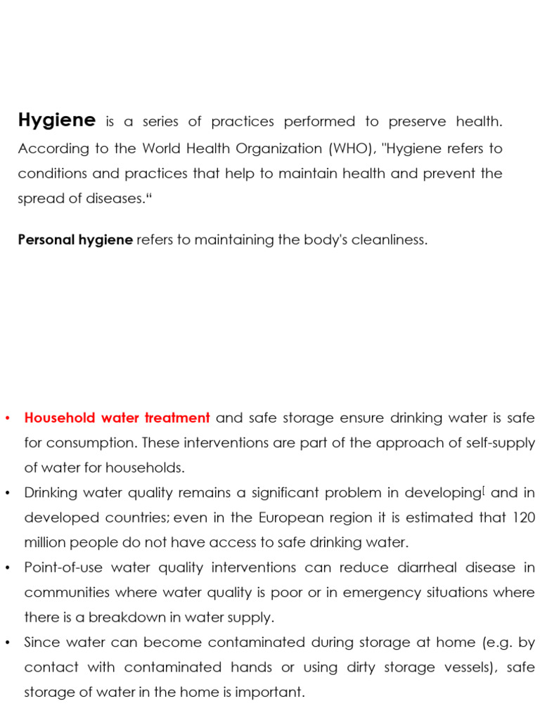 2_Hygiene and water borne diseases | PDF