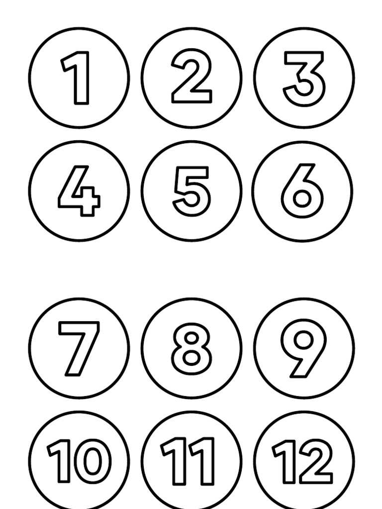 Colorful Numbers To 100 Flashcards | PDF