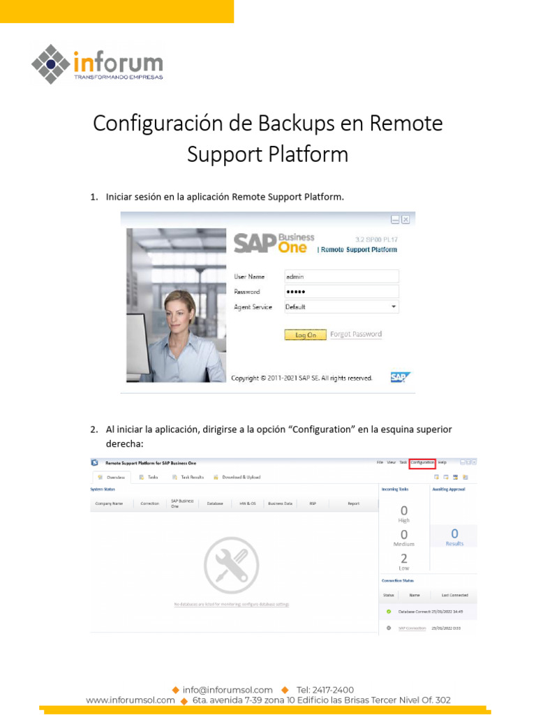 Configuración Backup RSP | PDF