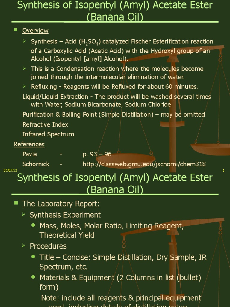 Isopentylacetate | PDF | Ester | Distillation