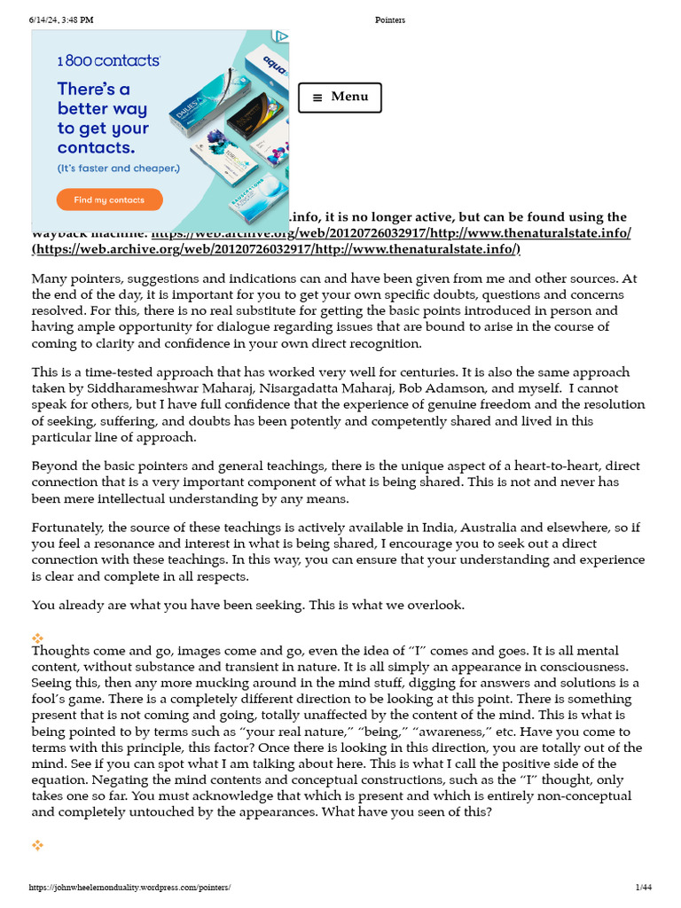 Pointers John Wheeler Pdf