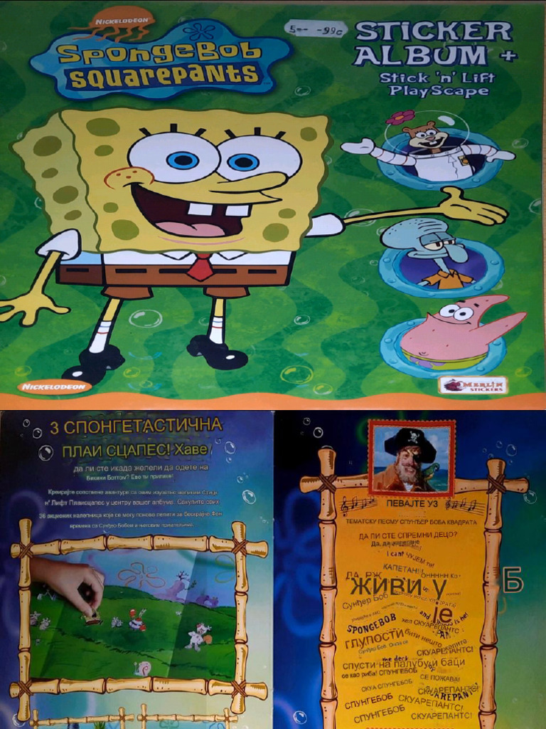 Sundjer Bob Panini Album | PDF