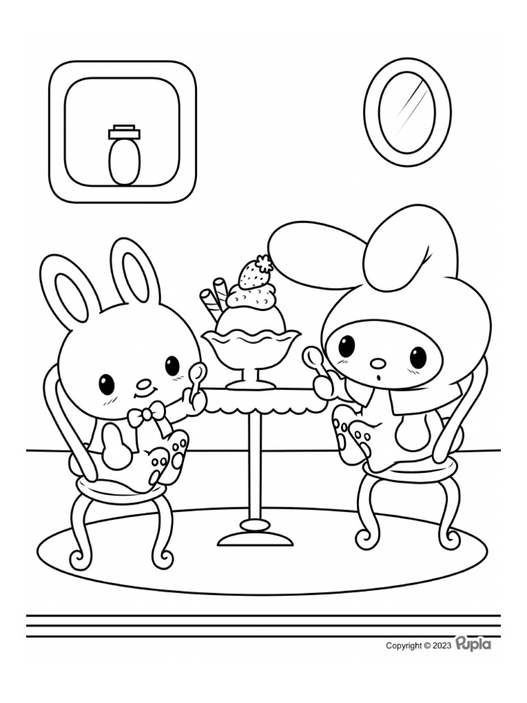 My Melody Eating Ice Cream With Rhythm | PDF