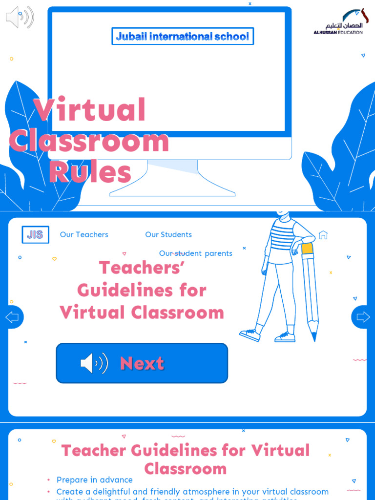 JIS Virtual Classroom Guidelines & Rules | PDF