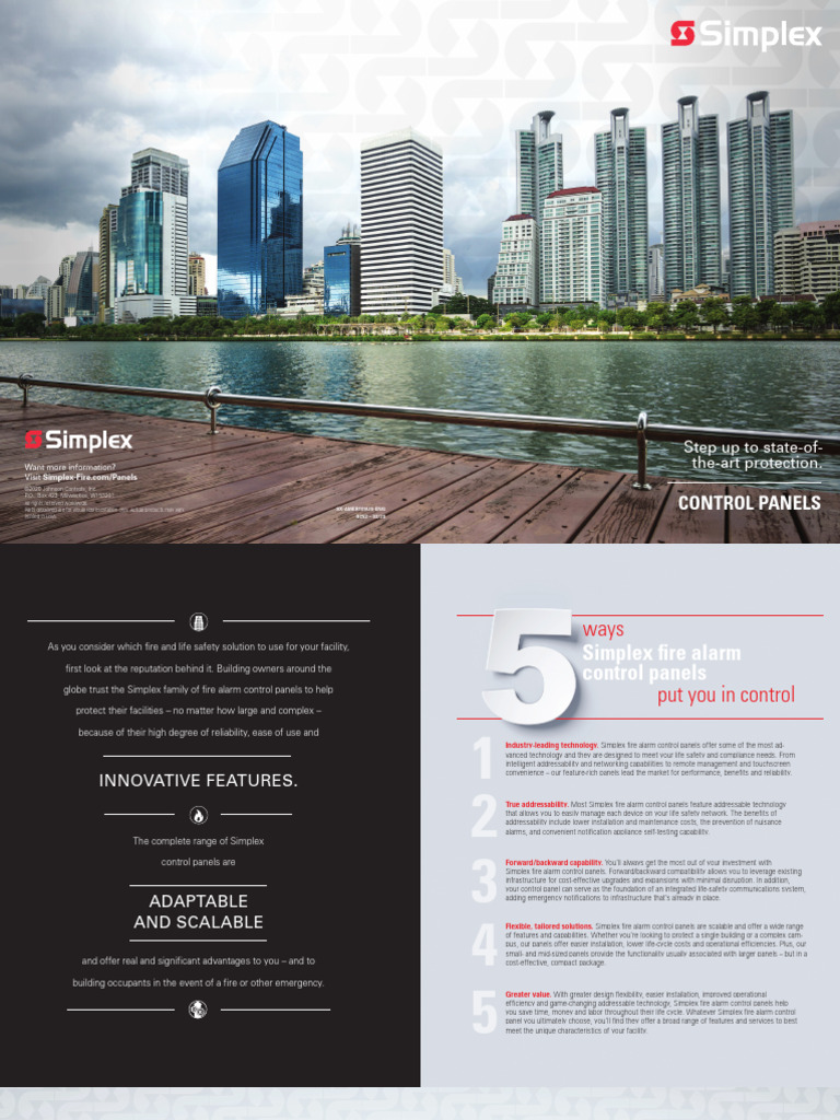 Simplex 4100es Fire Alarm Control Panel | PDF