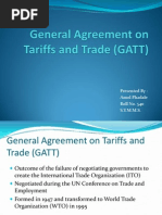 GATT and WTO Trade Rounds | PDF | World Trade Organization | General ...