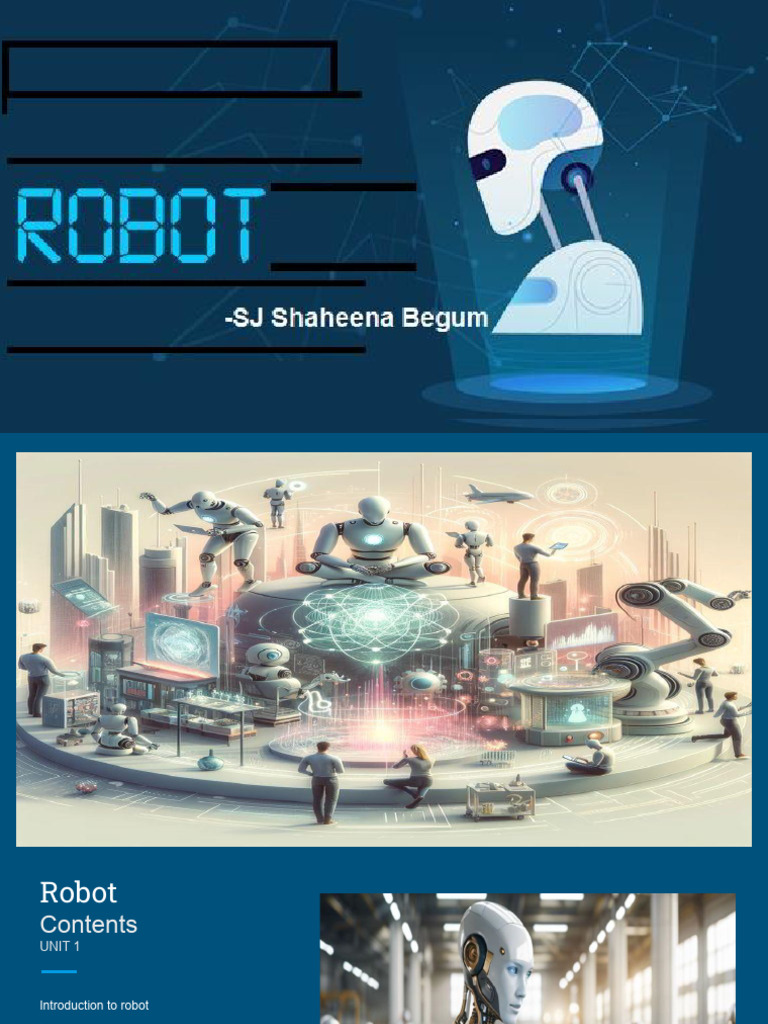 Robots | PDF | Robot | Technology & Engineering