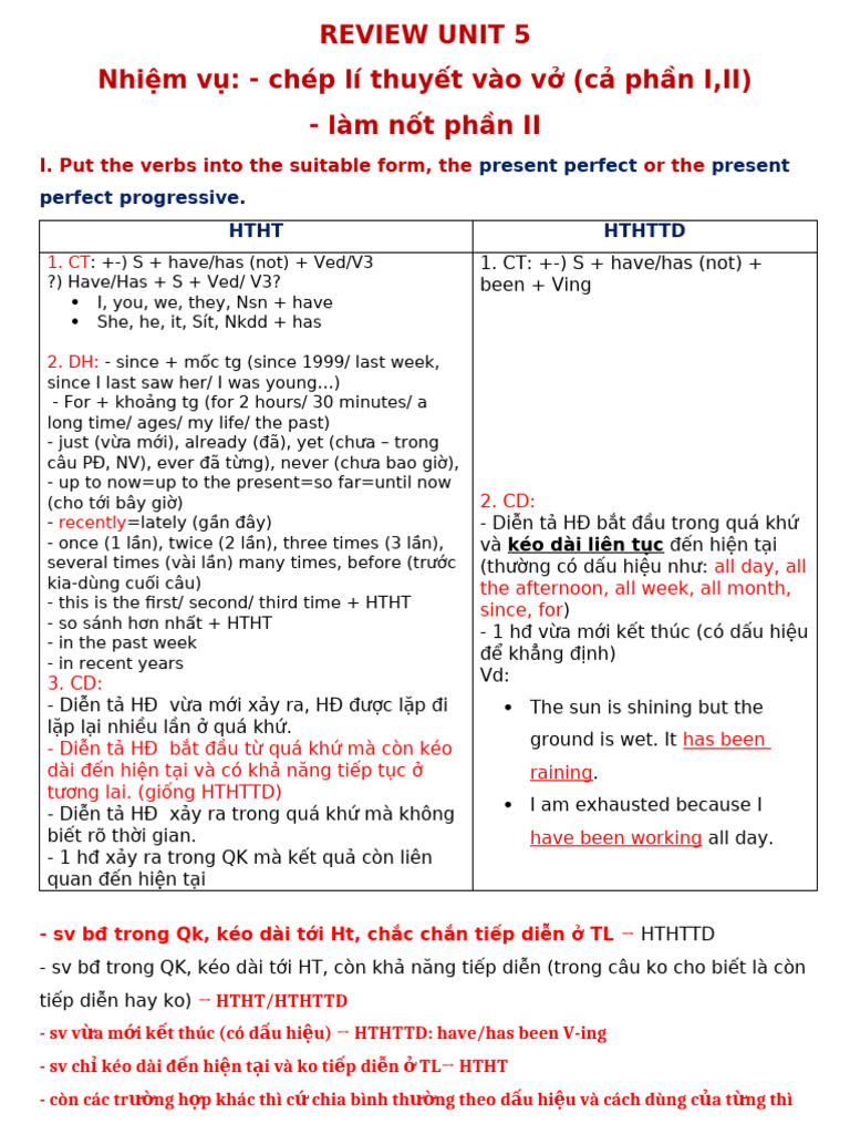Review Unit 5. | PDF