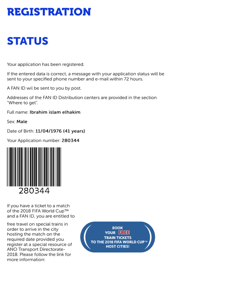 Fan Id | PDF