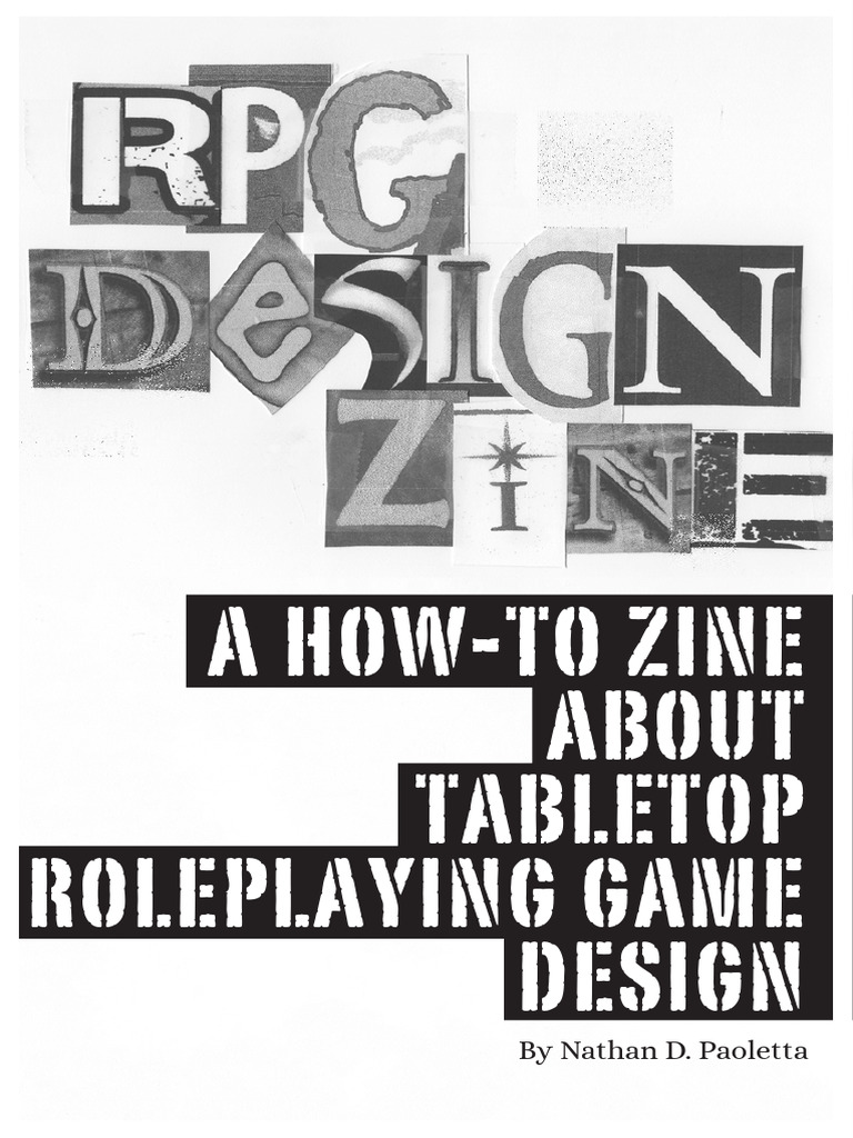 RPG Zine Spreads | PDF