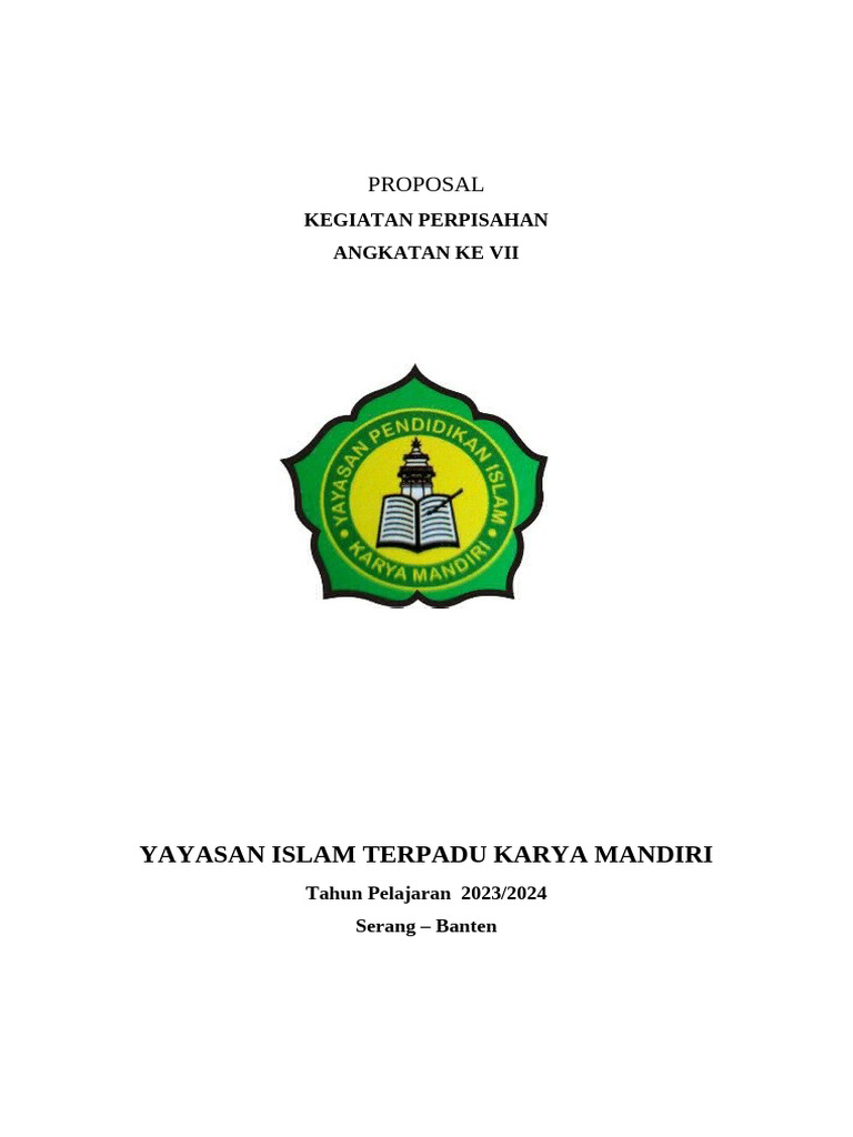 Proposal Wisuda | PDF