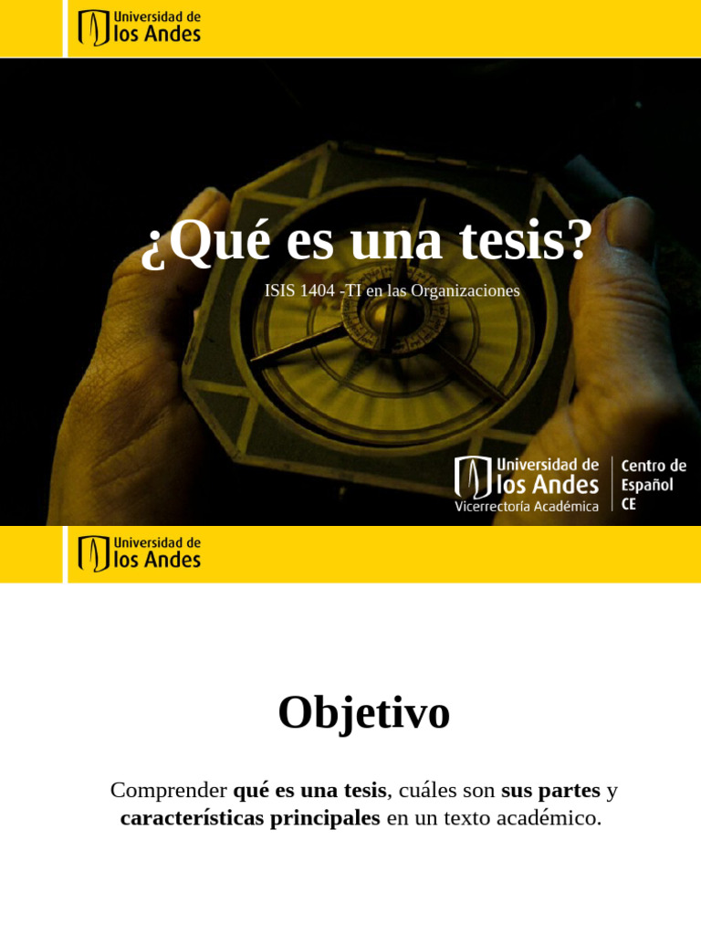 Qué Es Una Tesis | PDF