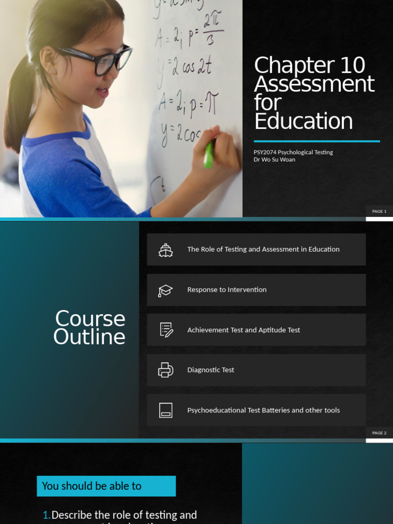 Chapter 10 Assessment in Education | PDF
