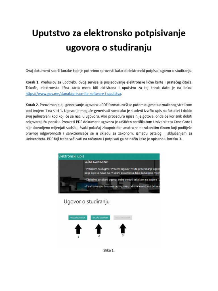 Uputstvo | PDF