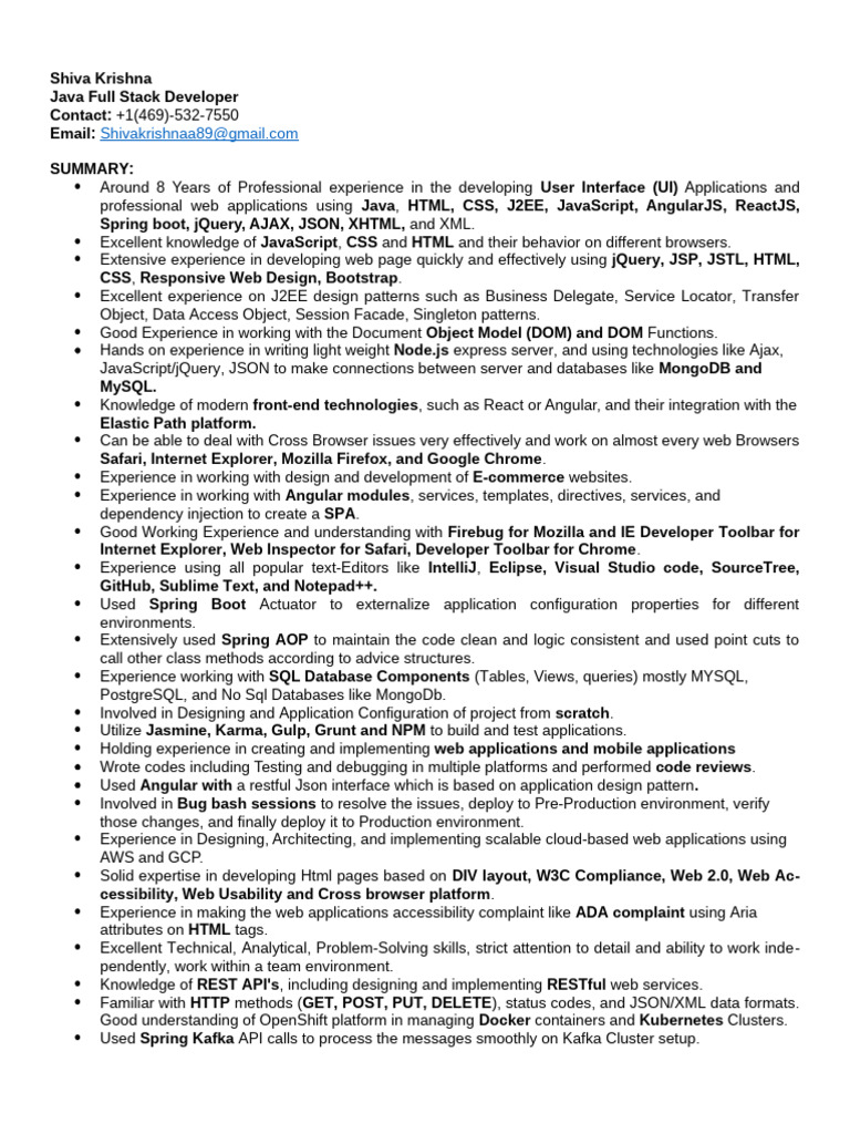 Shiva_Krishna_Resume(1) | PDF