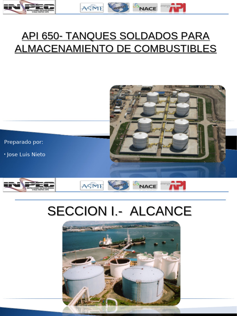 Presentacion API 650 INSPEC | PDF