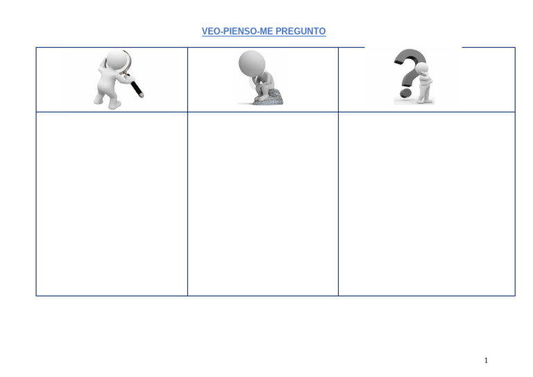 Veo Pienso Me Pregunto | PDF