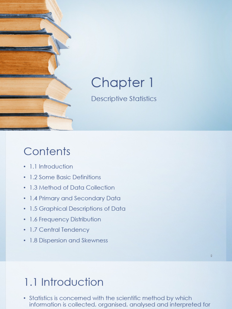 Chapter 1:stats | PDF