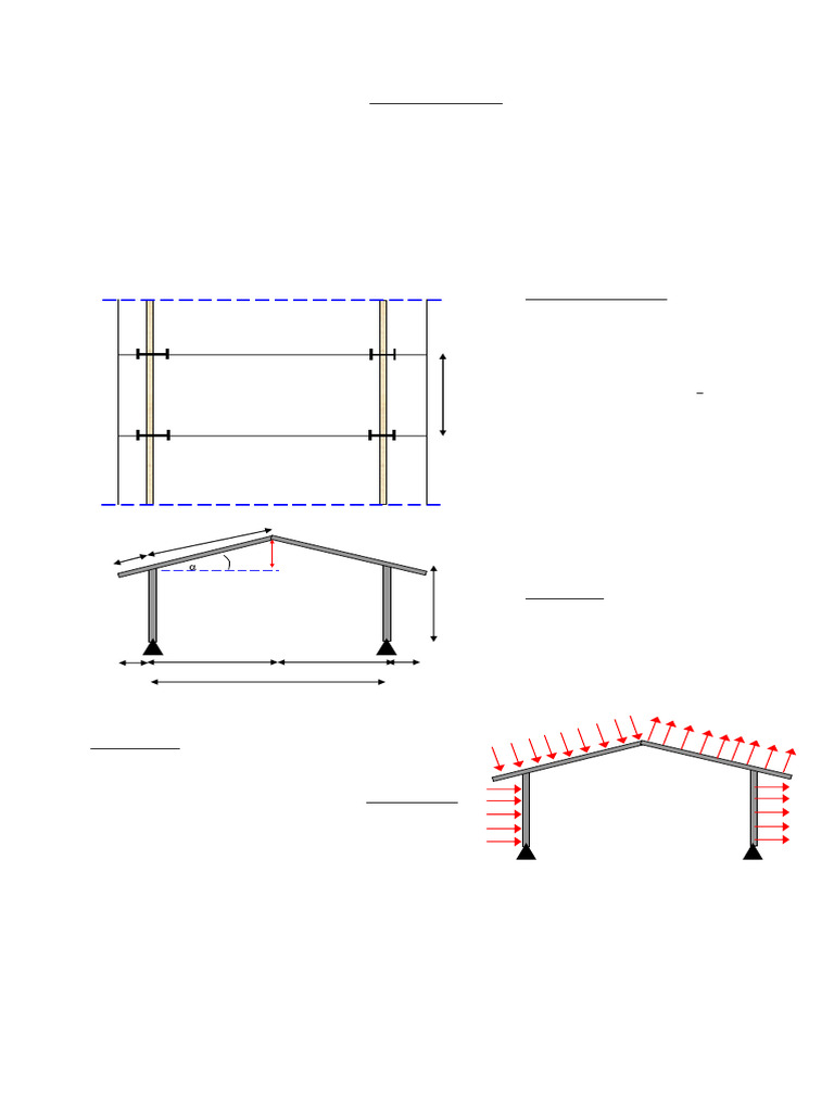 Struktur Gable Frame Baja | PDF