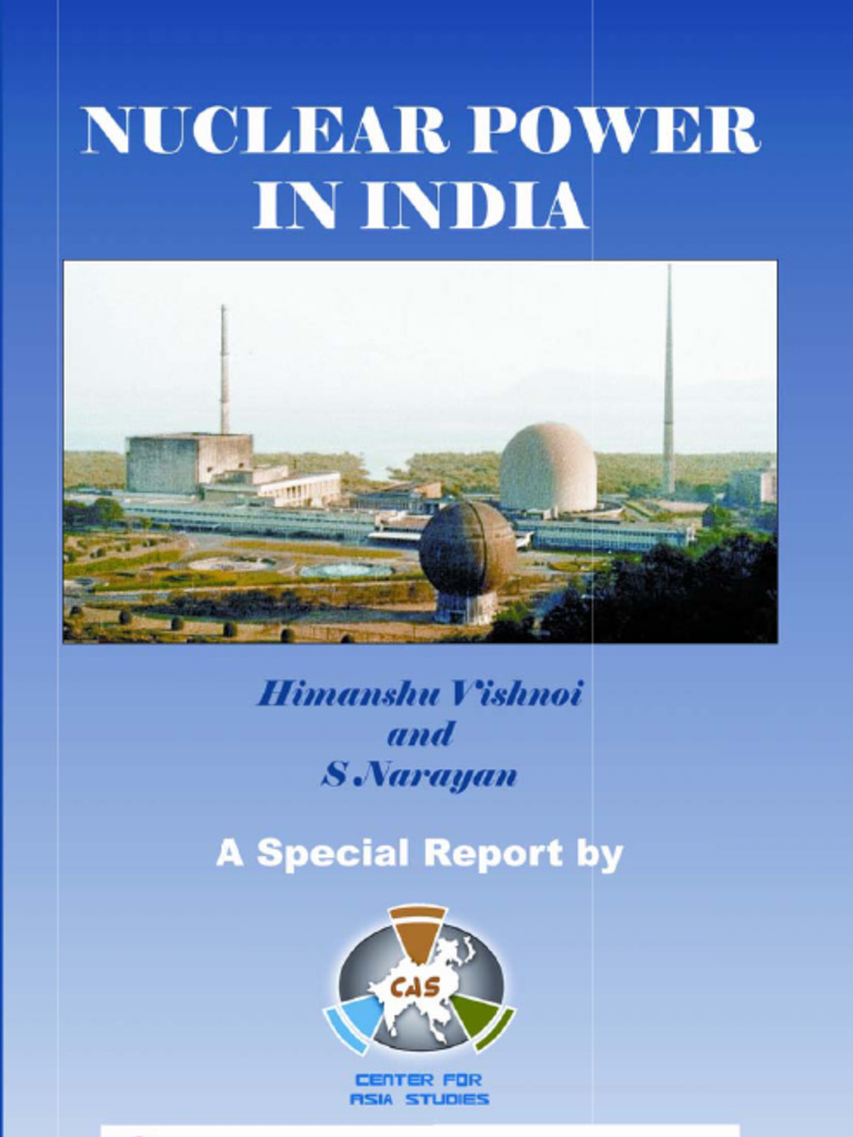 Nuclear Power in India | PDF