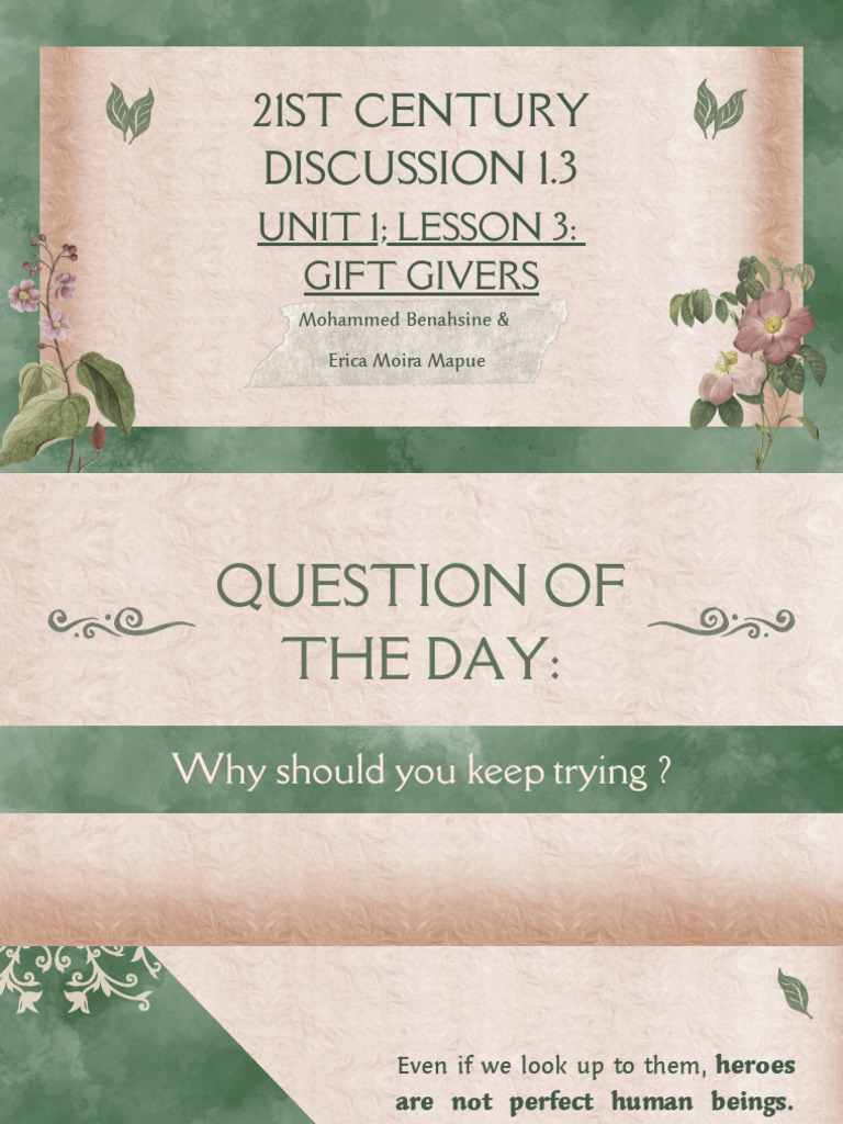 21ST Cen Gift Givers | PDF