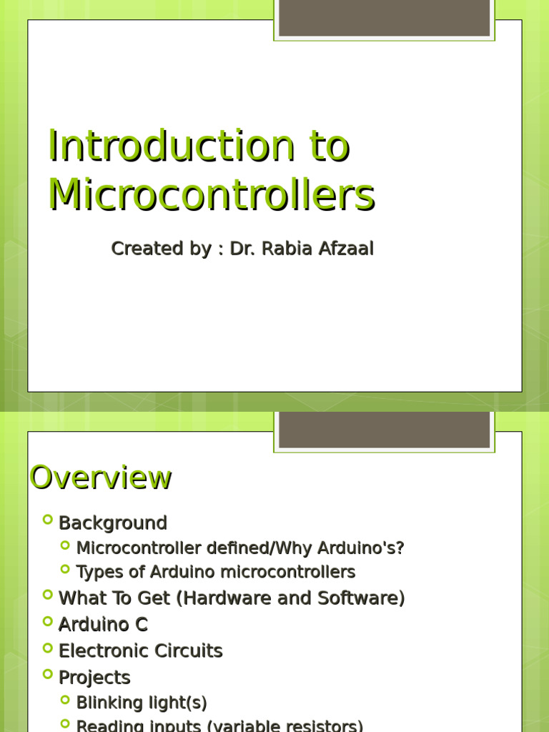 Introduction-To-The-Arduino and IDE | PDF