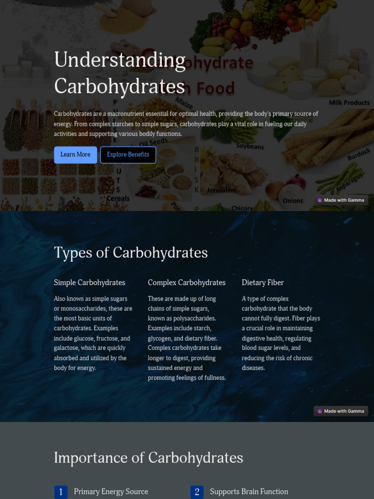 Understanding Carbohydrates | PDF | Carbohydrates | Wellness