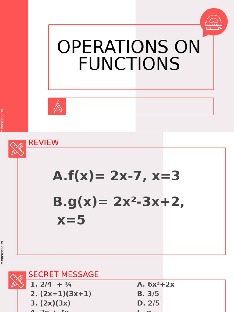 Operations On Functions | PDF