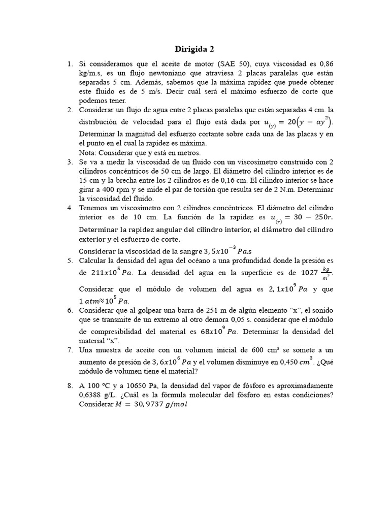 MyT Fluidos - Dirigida - 2 | PDF