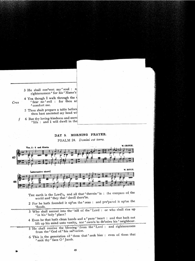 Psalm 24 | PDF