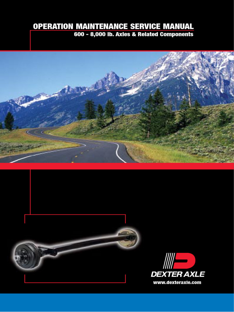 Dexter Axle - 600 - 8000 LB Axles & Related Components OMM | PDF