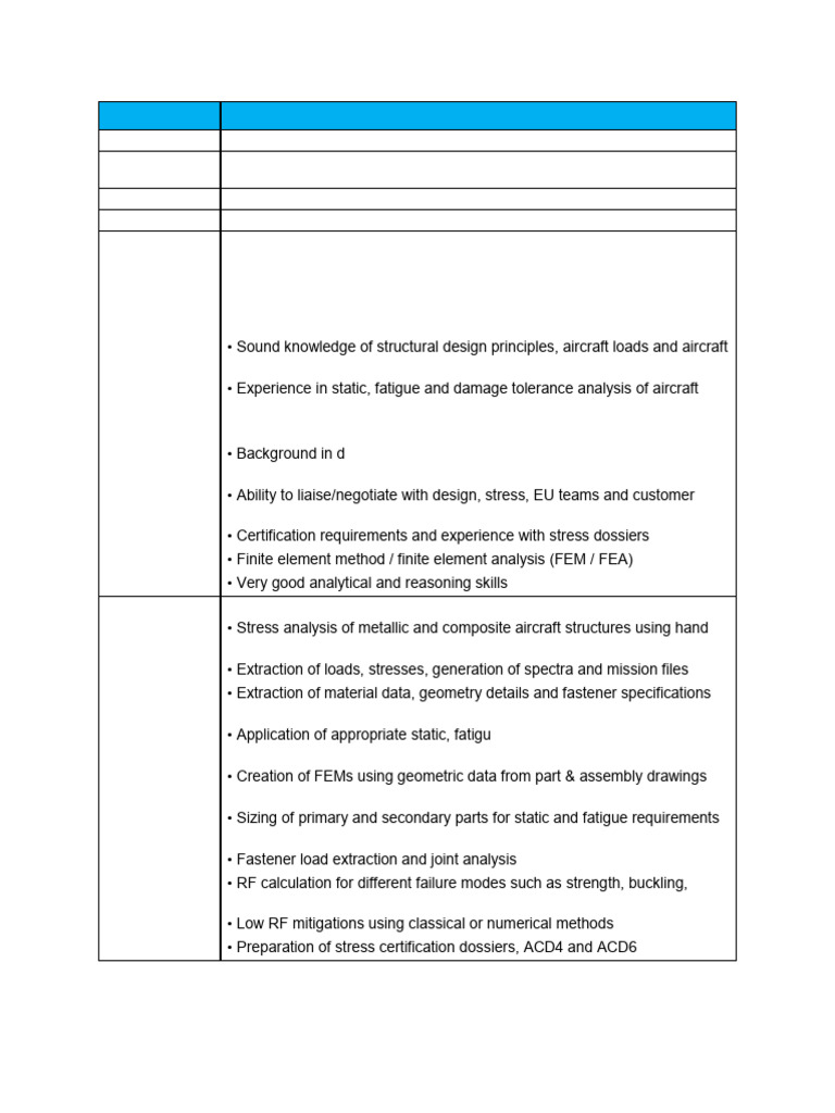 Stress Engineer Static | PDF