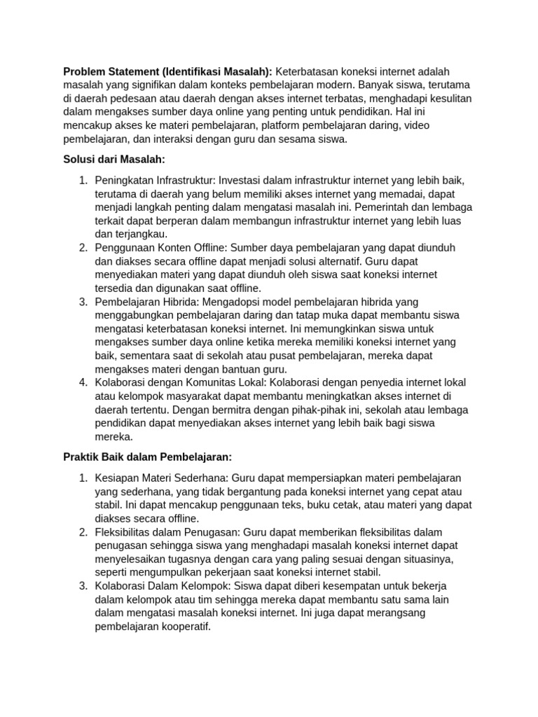 Problem Statement | PDF