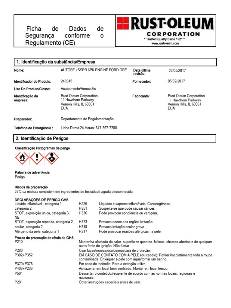 Fispq Rust Oleum Automotive | PDF