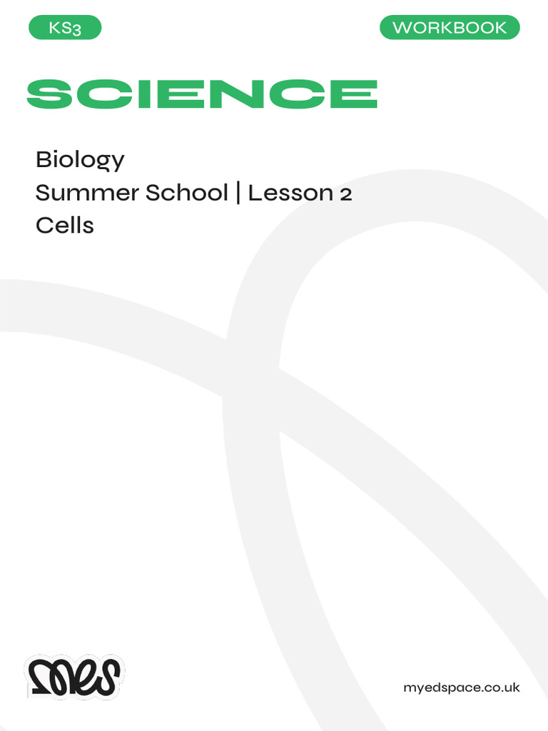 Ks3-Lesson-2-Workbook Myedspace | PDF | Cell (Biology) | Microscope