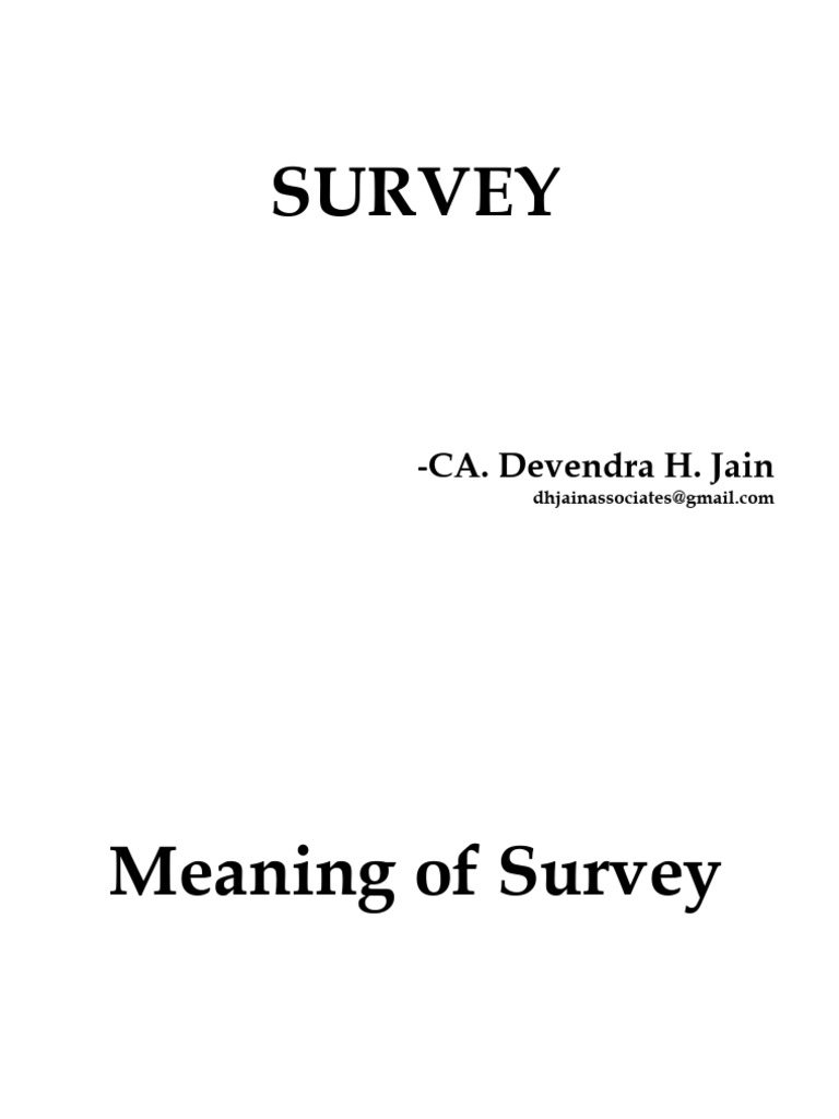 19 4 2018 CA Devendra Jain Survey | PDF
