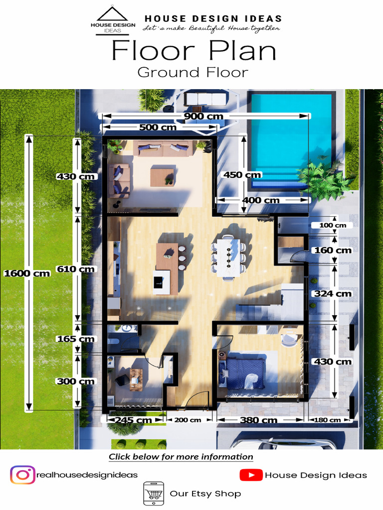9x16 Meters House Floorplan | PDF
