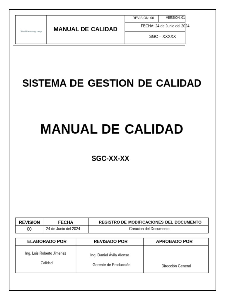Manual SGC RBTD Respaldo | PDF